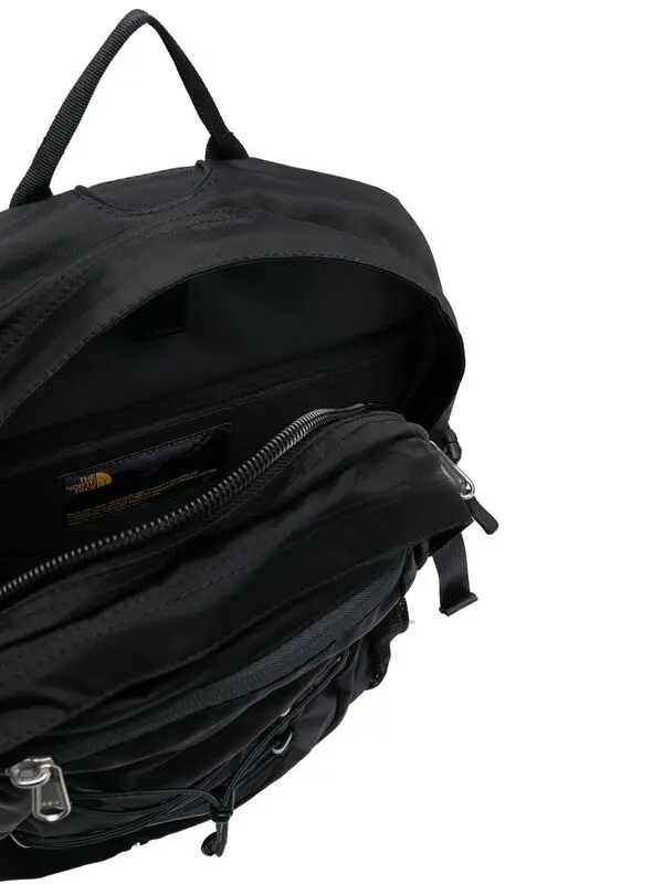 The North Face Logo Zipped Backpack - Black