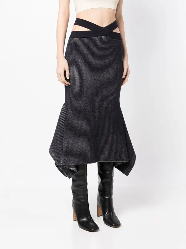 3.1 Phillip Lim Ribbed-knit Skirt