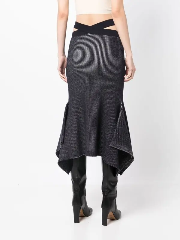 3.1 Phillip Lim Ribbed-knit Skirt