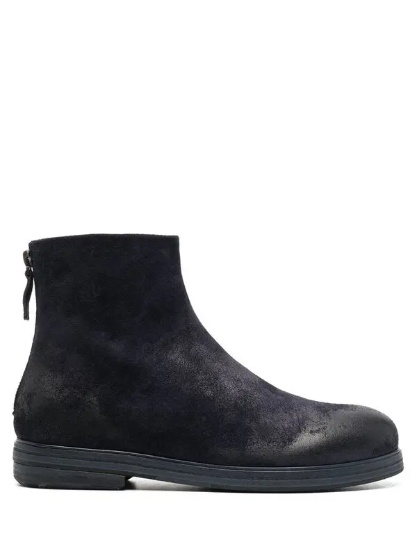 Marsèll Leather Ankle Boots - Blue