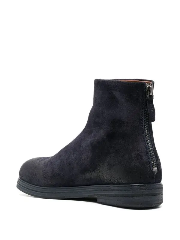 Marsèll Leather Ankle Boots - Blue