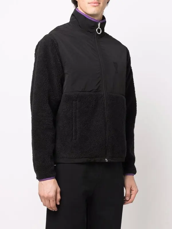 AMI Paris De Coeur Panelled Jacket