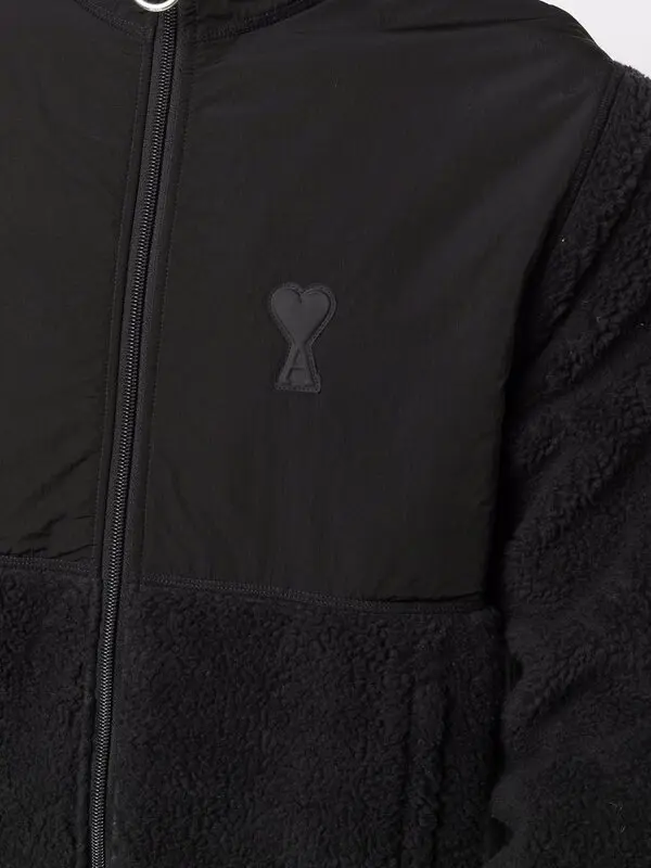 AMI Paris De Coeur Panelled Jacket