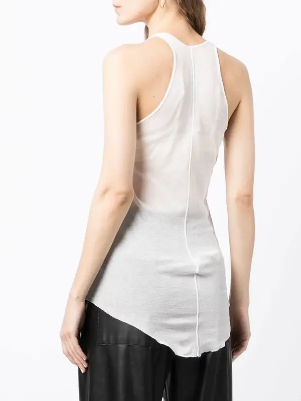 Rick Owens Curved-hem Tank Top