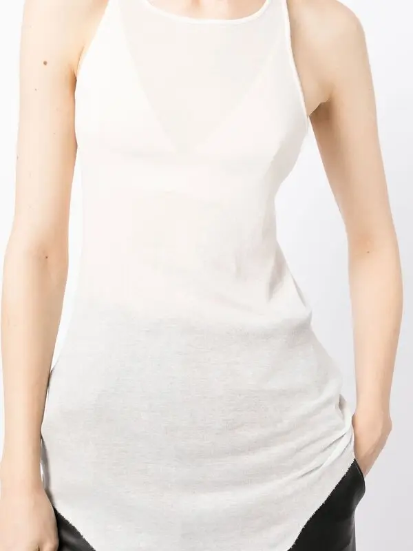 Rick Owens Curved-hem Tank Top