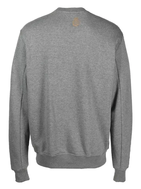 BILLIONAIRE Logo-print Cotton Sweatshirt - Grey
