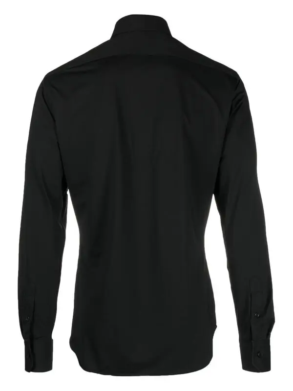 XACUS Button-down Fastening Shirt - Black