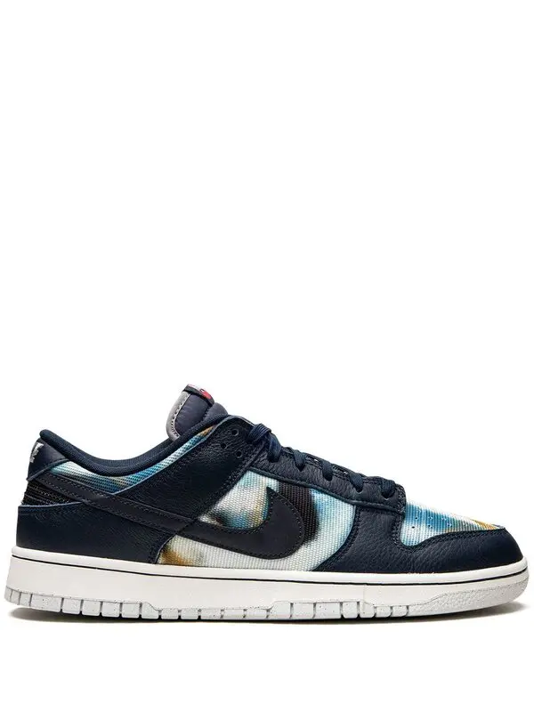 Nike Dunk Low Retro Prm Graffiti Sneakers - Blue