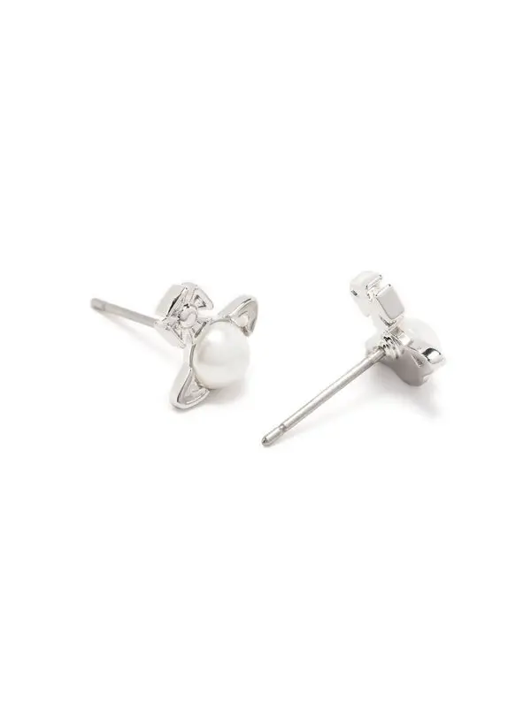 VIVIENNE WESTWOOD Balbina Stud Earrings - Silver