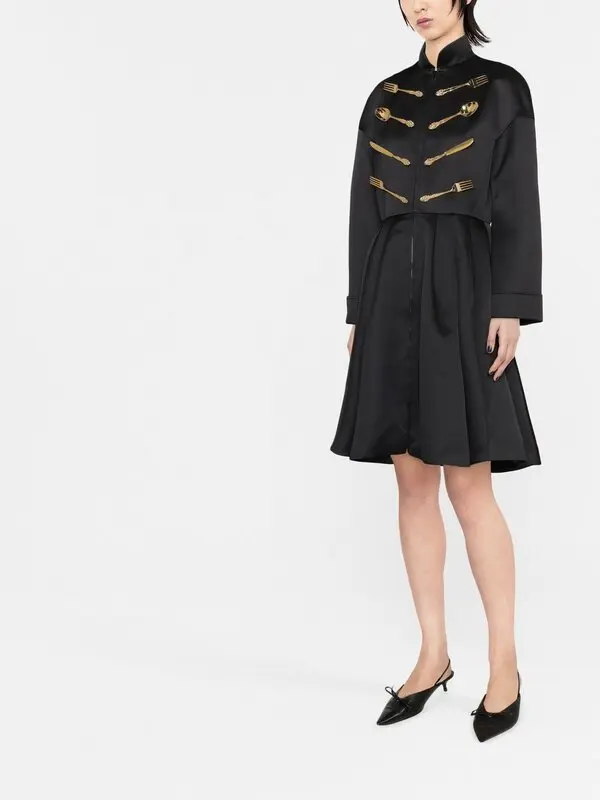 Moschino Hardware-detail Flared Dress