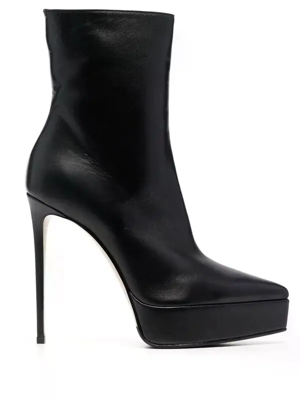 LE SILLA Uma 140mm Ankle Boots - Black