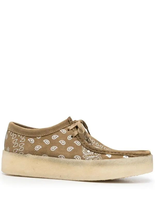 Clarks Bandana-print Derby Shoes