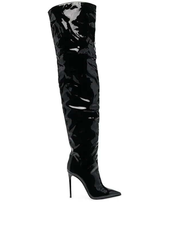 LE SILLA Eva Thigh-high Boots - Black