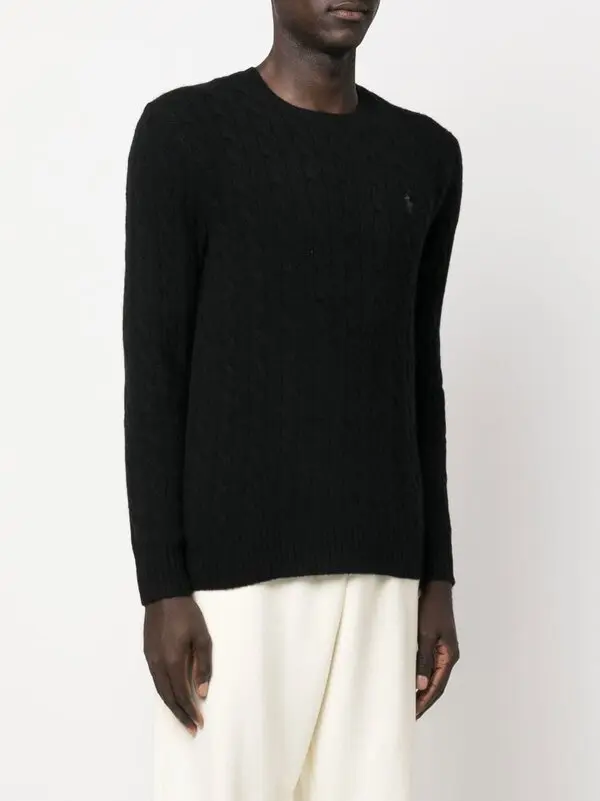 Polo Ralph Lauren Cable-knit Sweater - Black