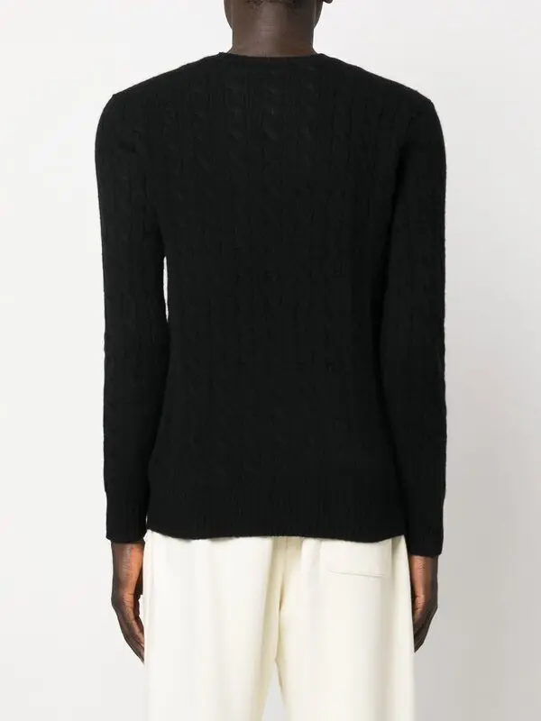 Polo Ralph Lauren Cable-knit Sweater - Black