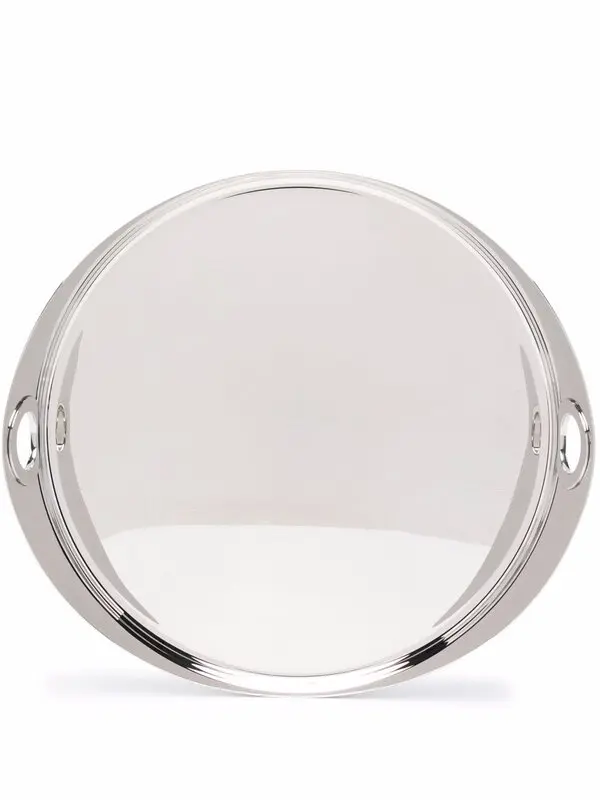 Christofle Oh Round Tray - Silver