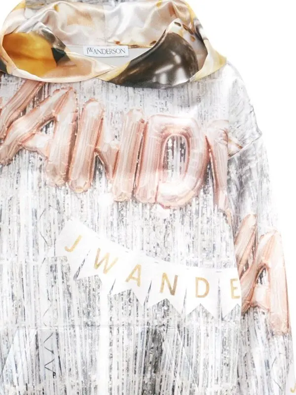 JW Anderson Logo-print Long-sleeve Hoodie