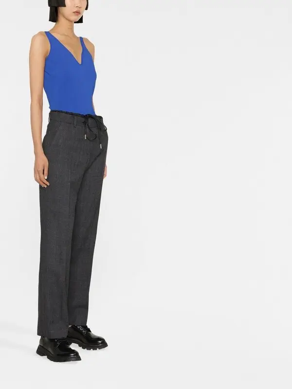 Sacai Drawstring-fastening Straight-leg Trousers