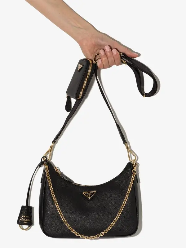 Prada Re-edition 2005 Shoulder Bag - Black
