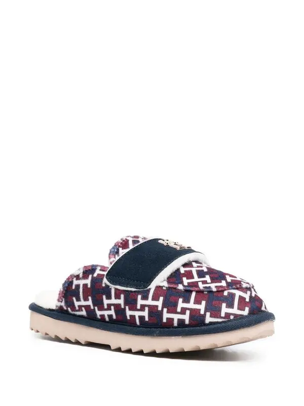 Tommy Hilfiger Logo-plaque Mule Slippers