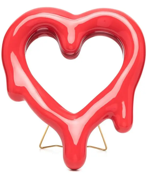 SELETTI Melted Heart Photo Frame - Red