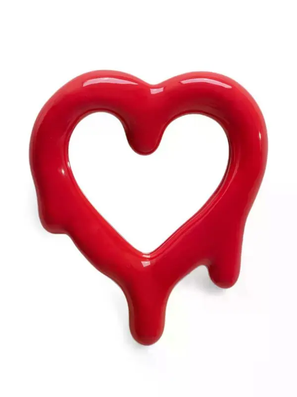 SELETTI Melted Heart Photo Frame - Red