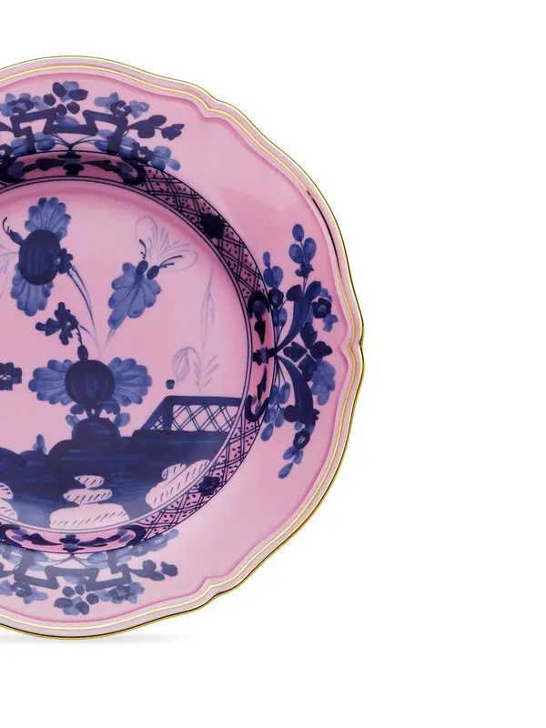 GINORI 1735 Oriente Italiano Porcelain Charger Plate - Pink