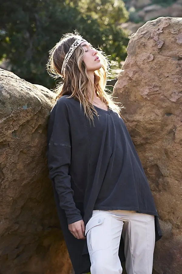 Free People Throw On Layer Top