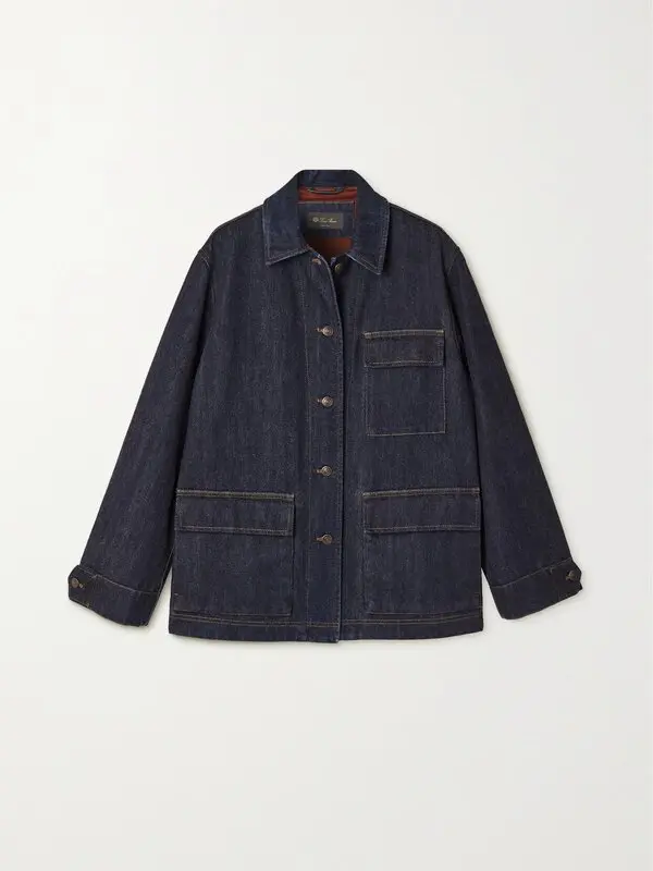 Loro Piana Cotton And Cashmere Denim Shirt