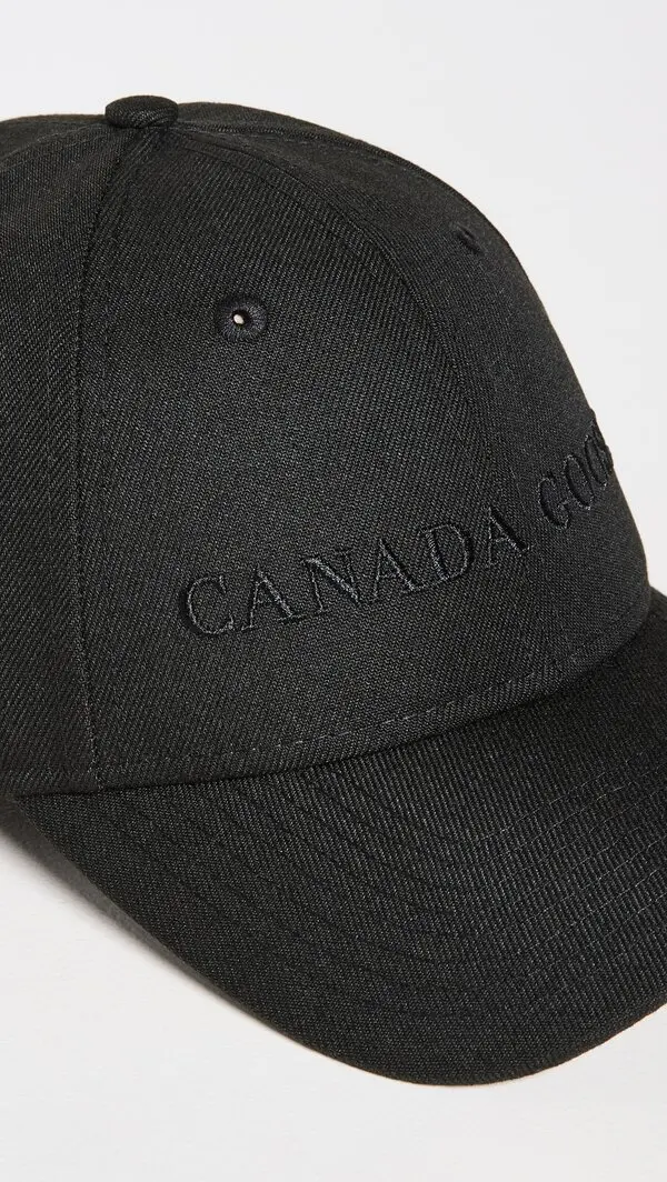 Canada Goose Wordmark Cap - Black