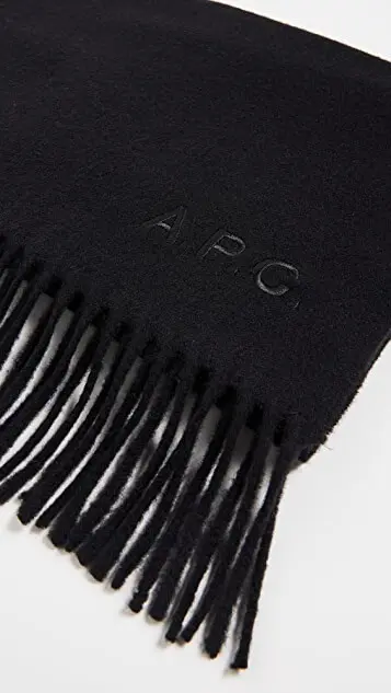 A.p.c. Echarpe Ambroise Brodee Scarf