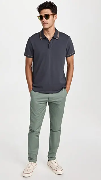 Club Monaco Textured Rib Polo