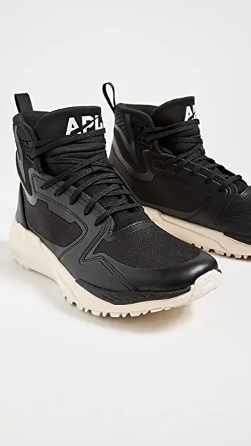 APL Techloom Defender in Black/Pristine Unisex (M 7.5/W 9) Weatherproof Hi Tops APL Men main image 2