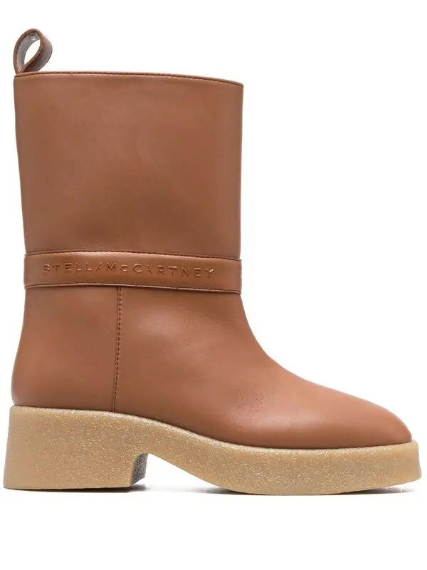 Stella McCartney Skyla Mini Ankle Boots - Brown