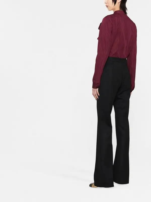 Moschino High-waisted Straight-leg Trousers