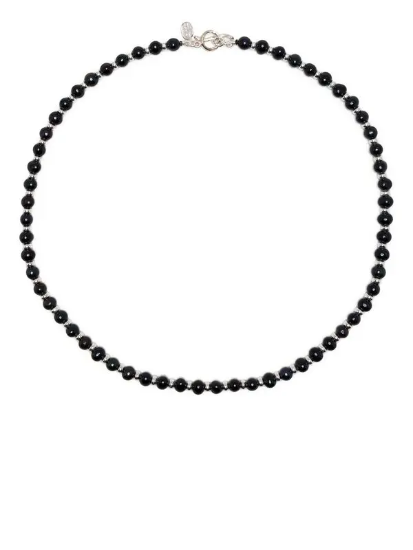 DOWER AND HALL Pearl-nuggets Beaded Necklace - Black