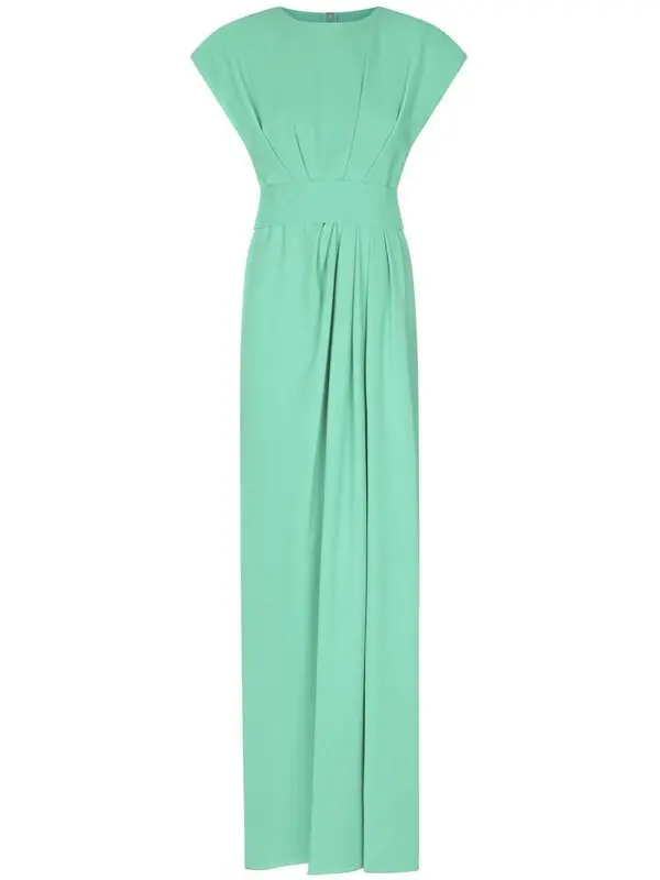 Dolce & Gabbana Pleated Cap-sleeve Gown