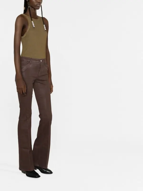 FRAME Flared Low-rise Jeans