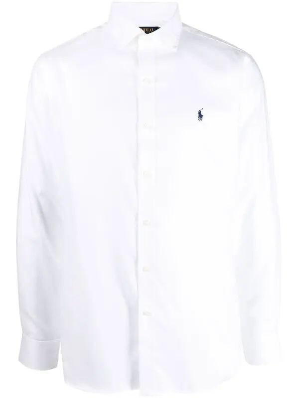 Polo Ralph Lauren Logo-embroidered Shirt - White