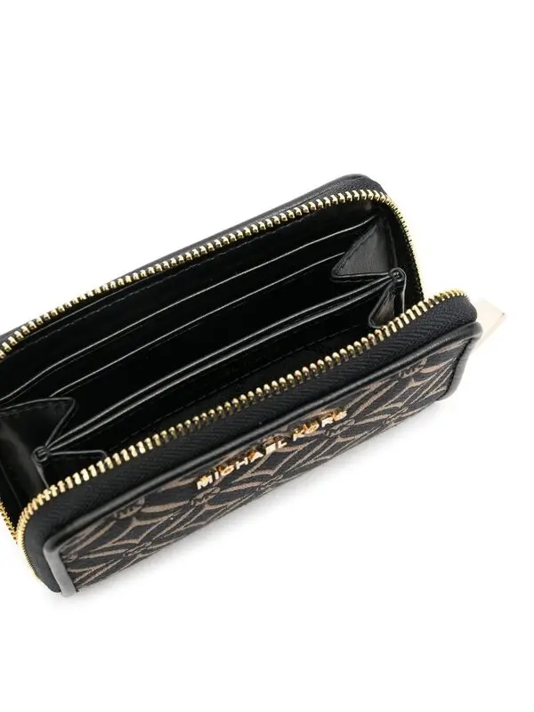 Michael Kors Monogram Zipped Wallet