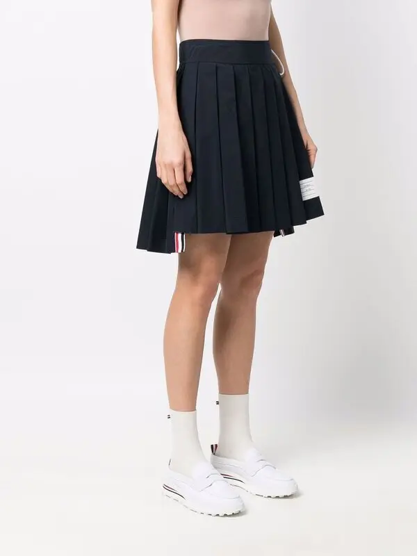 Thom Browne Pleated Drop-hem Mini Skirt