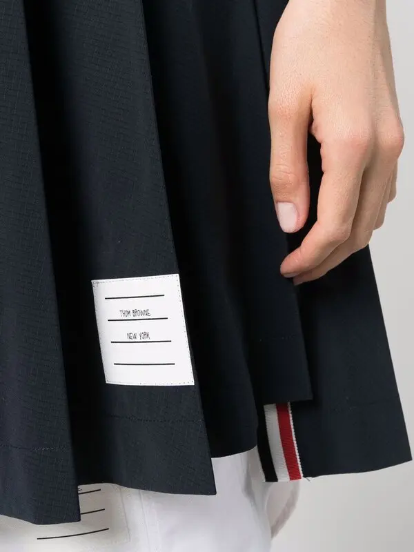 Thom Browne Pleated Drop-hem Mini Skirt