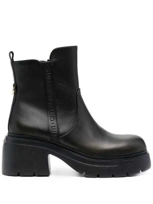 Liu Jo 70mm Carrie Leather Ankle Boots