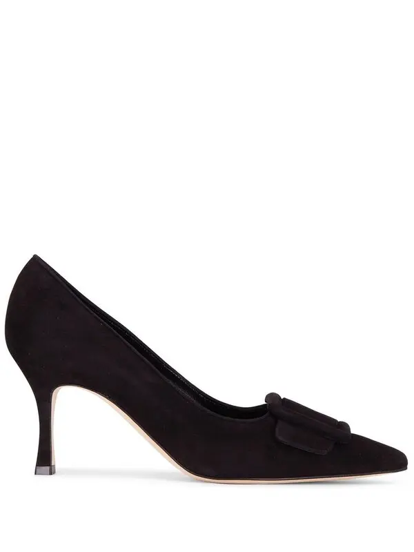 Manolo Blahnik May Buckle-detail 70mm Pumps