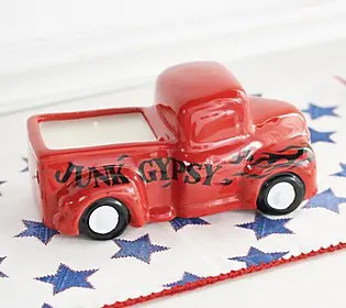 SISTER ROAD BY JG 9oz Ceramic Vintage Truck Candle - One-color