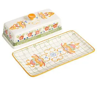 LAURIE GATES Tierra 5-piece Hand Painted Table Accessory Set