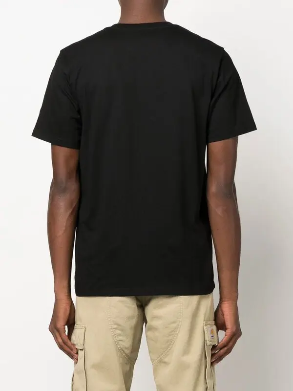 Carhartt Work In Progress Logo-patch Pocket T-shirt - Black