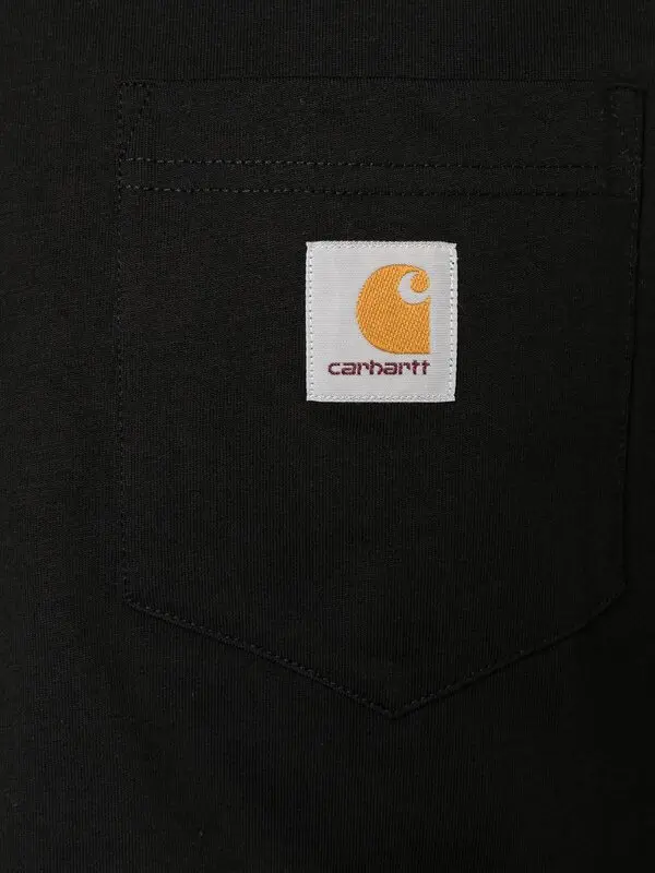 Carhartt Work In Progress Logo-patch Pocket T-shirt - Black