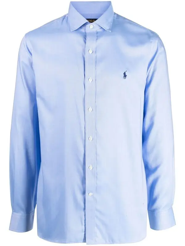 Polo Ralph Lauren Logo-embroidered Shirt - Blue