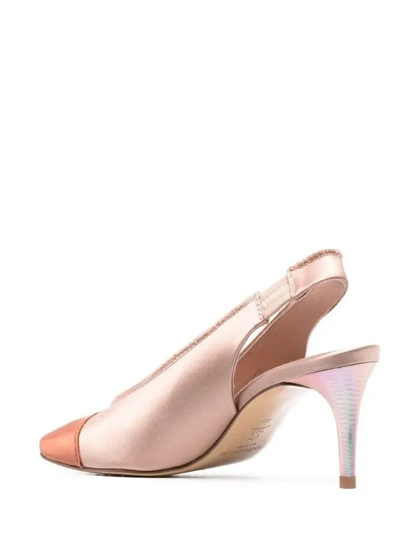 PEDRO GARCIA Metallic Slingback 75mm Pumps